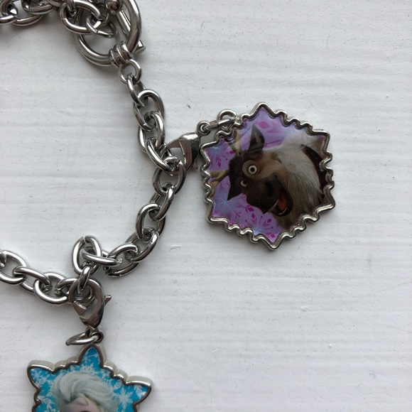 Disney | Jewelry | Silver Disney Frozen Elsa Charm Bracelet | Poshmark